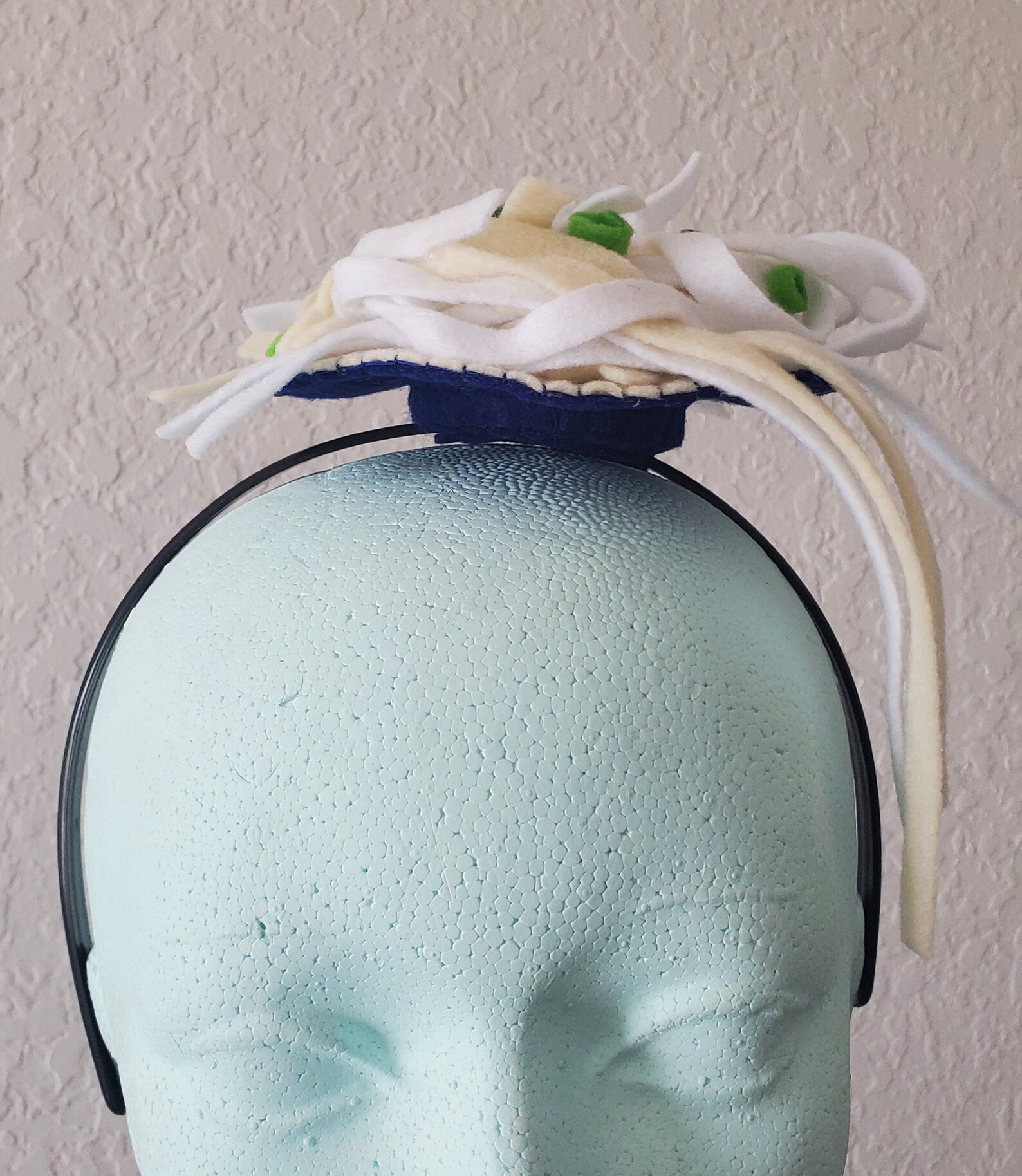 Noodle Headband Ramen Instant Noodle Cute Felt Plush Hair | Etsy