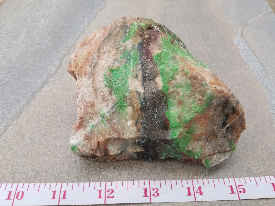 Parrot Wing Jasper, 1 Lb 4 Oz Chunk, Old Stock, Lapidary Rough - Etsy