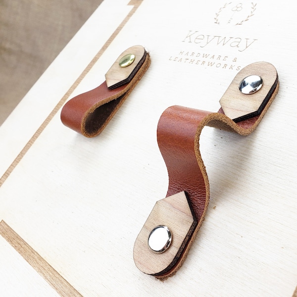 Leather Box Handles - Etsy