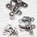 Lot of 3 Swing Clasps Different Sizes of Antiqued Silver - Etsy