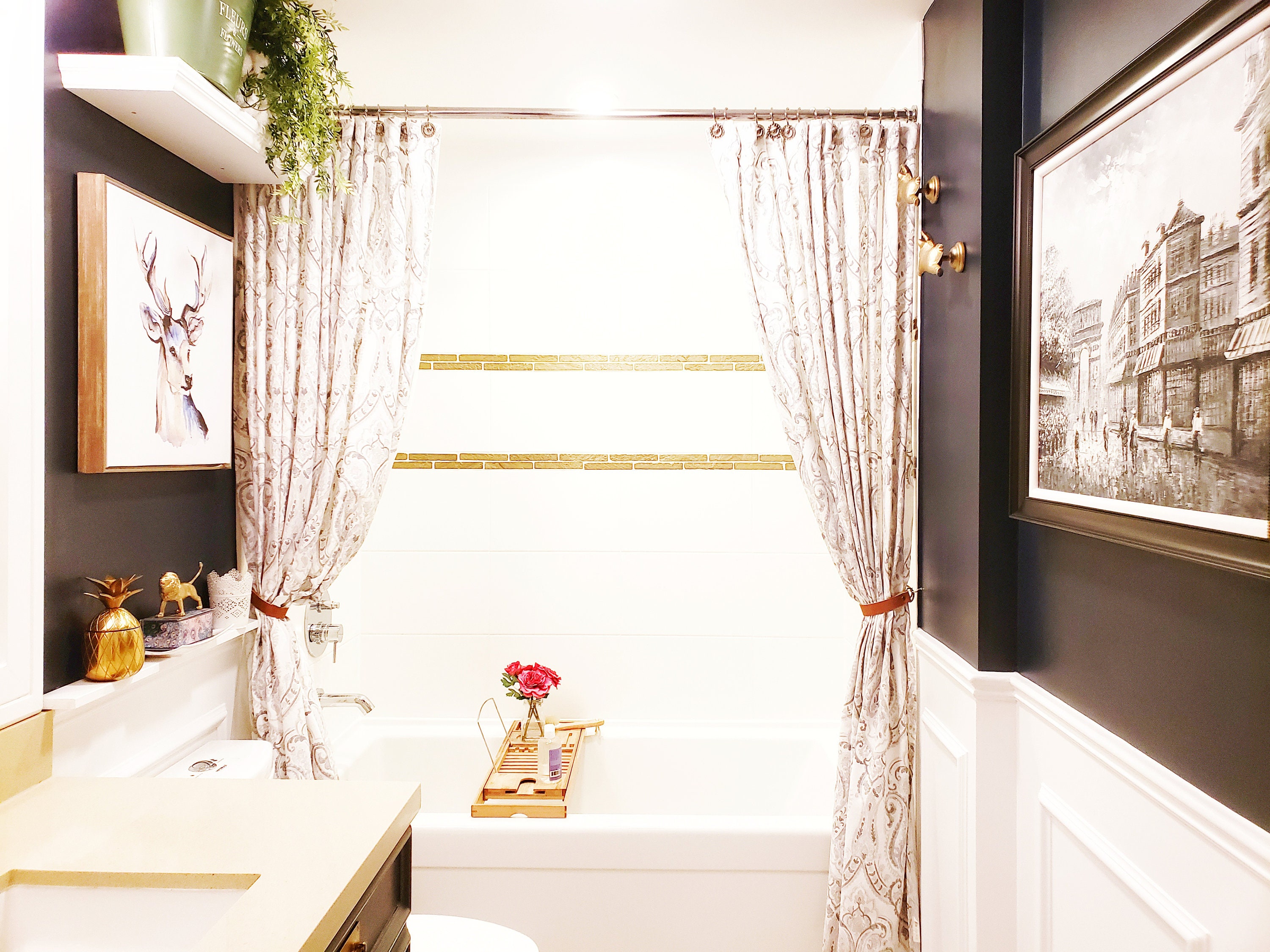 Leather Curtain TieBacks Leather Curtain Tie Leather Tie back | Etsy