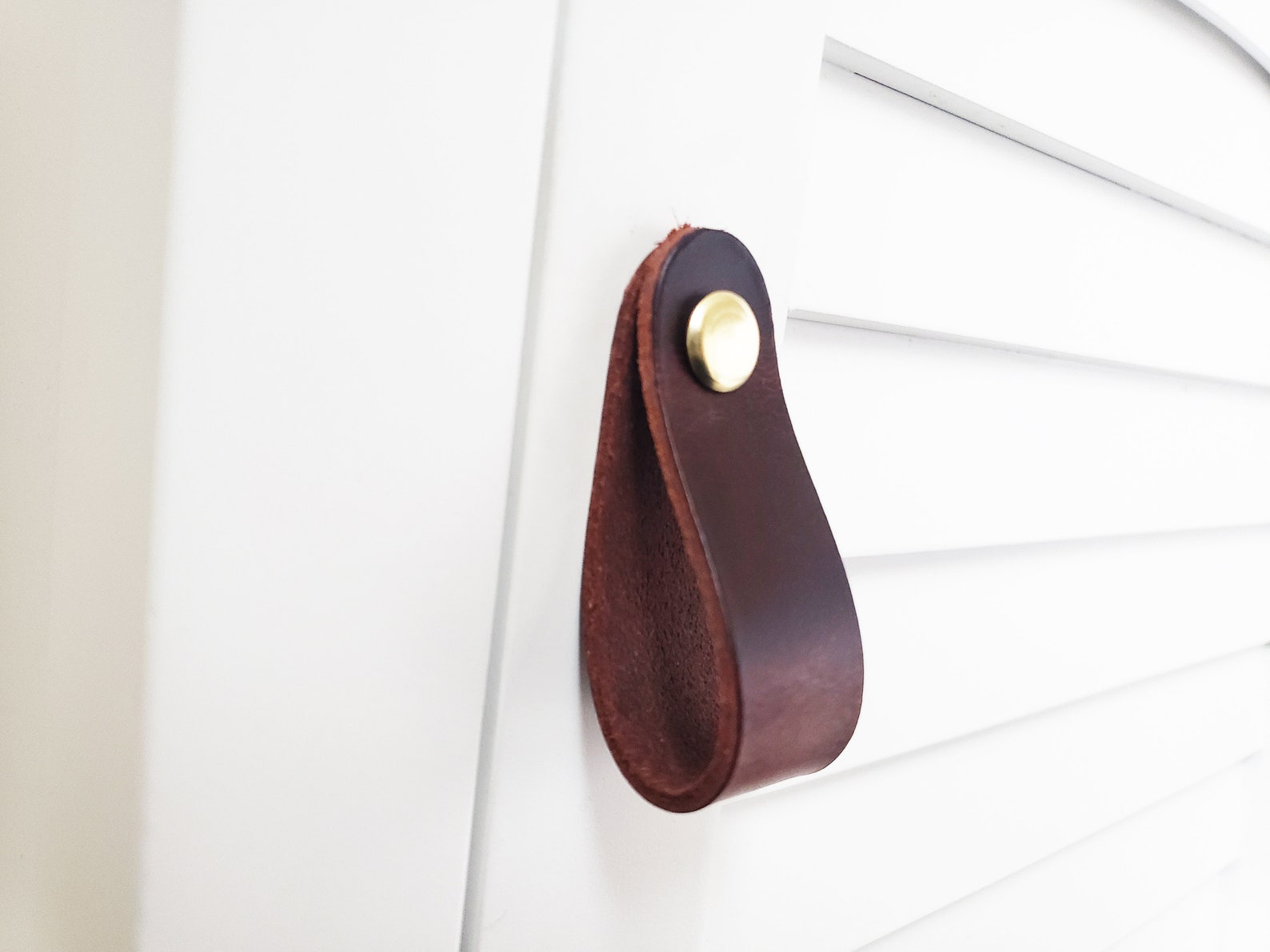 Leather Drawer Handles, Leather Cabinet Pulls Leather Knob Leather ...