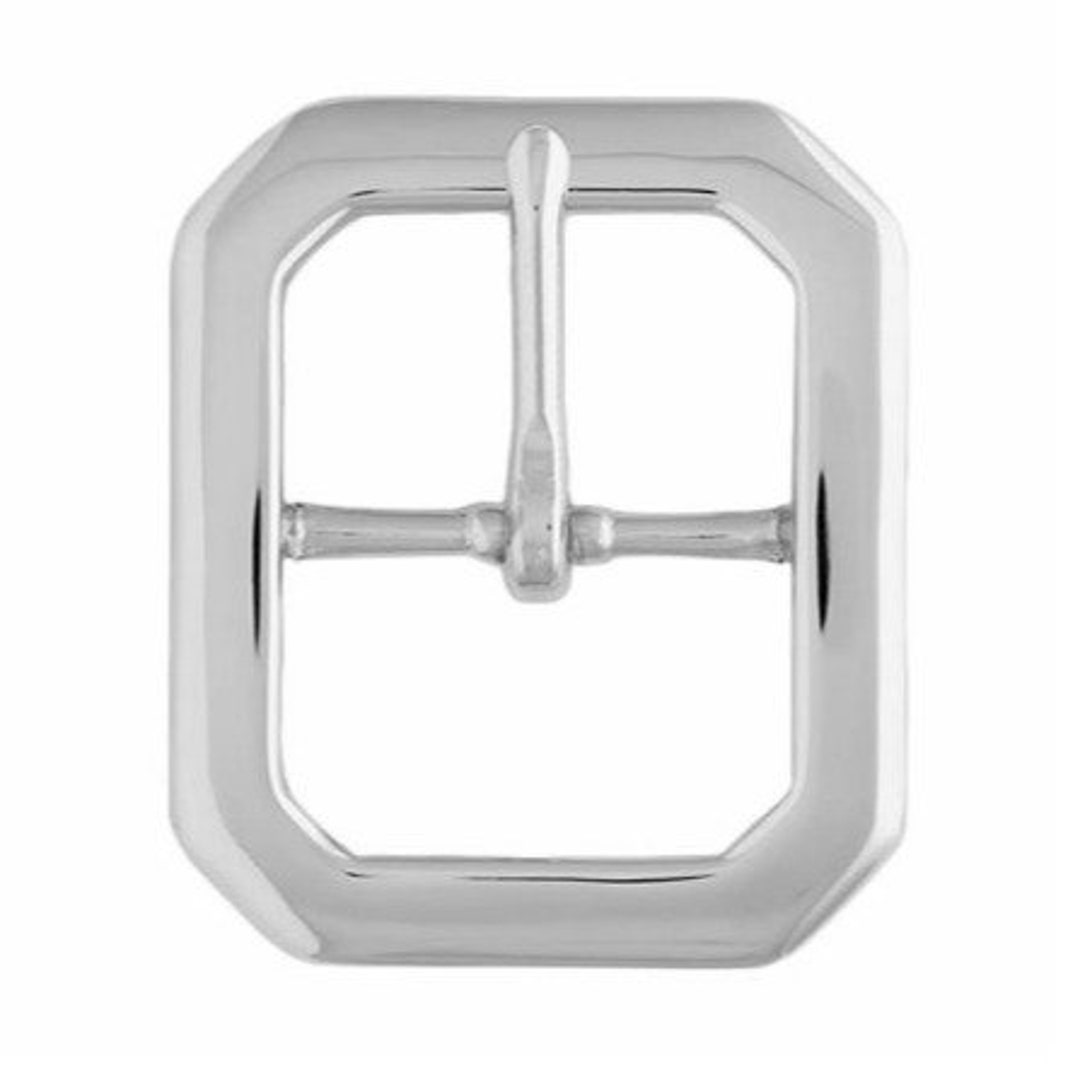 1.25" Square Buckle - Nickle Plated Solid Brass Buckle for Belt Making ...
