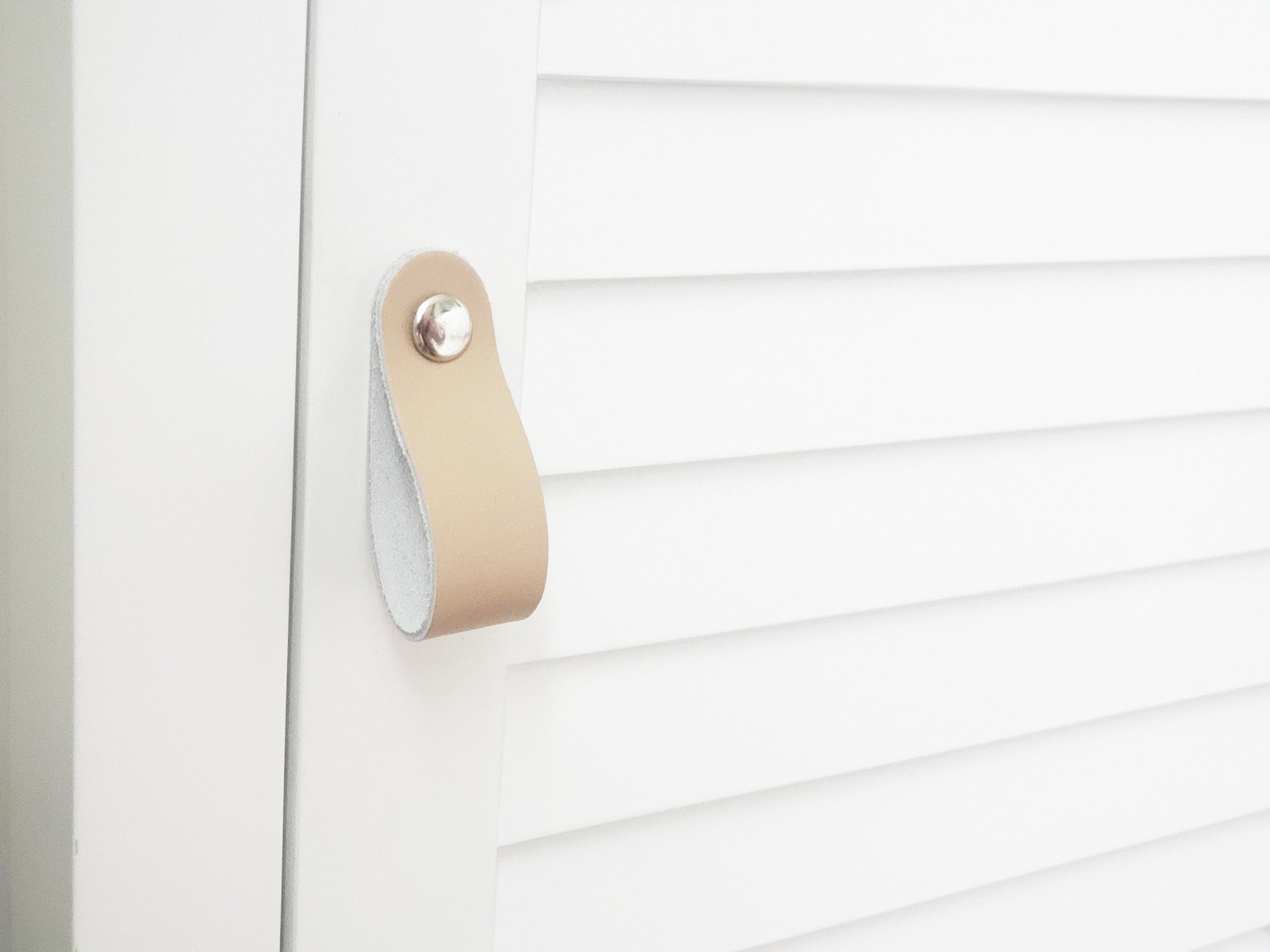 Leather Handles Drawer Pulls Dresser Neutral Furniture Handles - Etsy