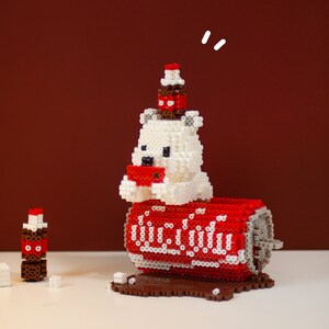 Instant Download Set of 2 3D Perler Bead Pattern Coca Cola Sprite Soda ...