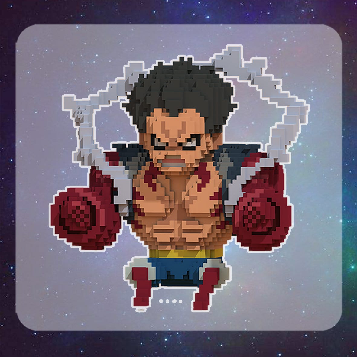 Instant Download 3D Perler Bead Pattern Anime Character Gun - Etsy UK