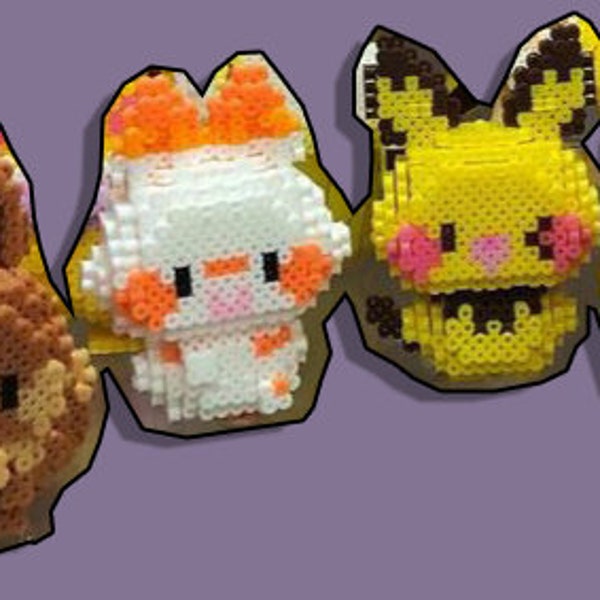 Scorbunny Perler - Etsy