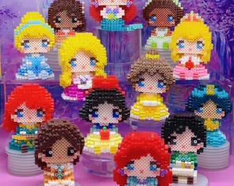 10 Disney Inspired large Princess Perler