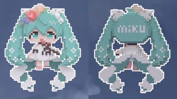 Hatsune Miku Perler Beads