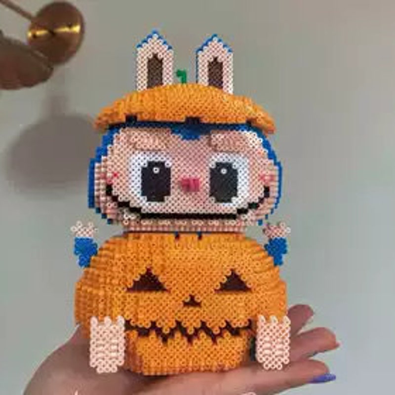 Labubu Perler Bead Pattern - Etsy