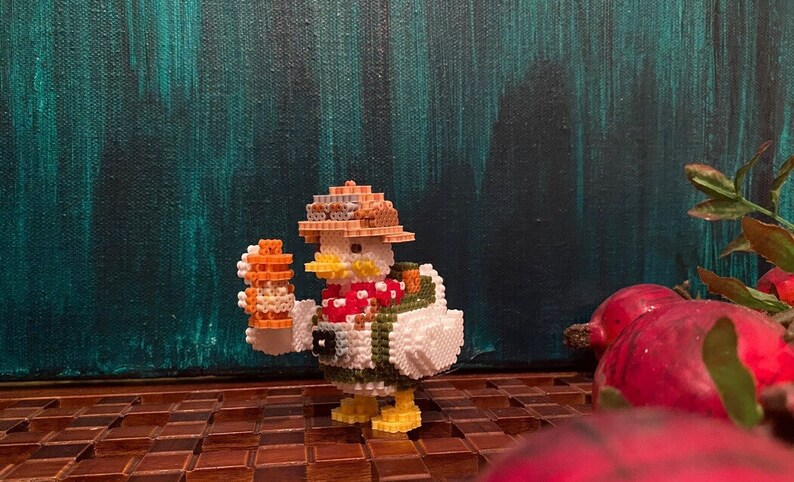 Instant Download Set of 4 3D Perler Bead Pattern Duck Tale - Etsy