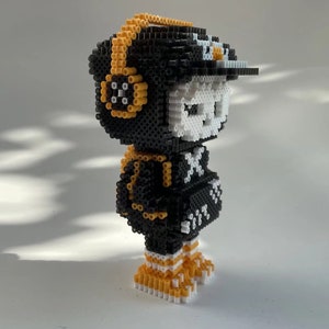 Instant Download! 3D Perler Bead Pattern Mr Bone Skeleton - Etsy