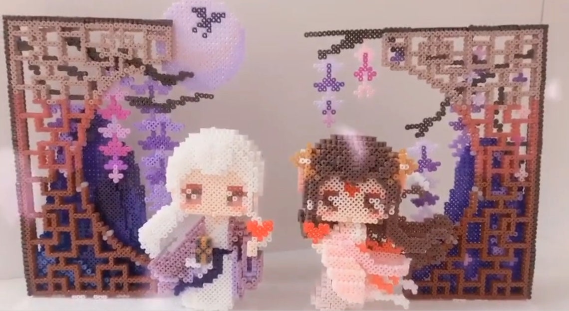 Instant Download 3D Perler Beads Pattern Eternal Love of - Etsy