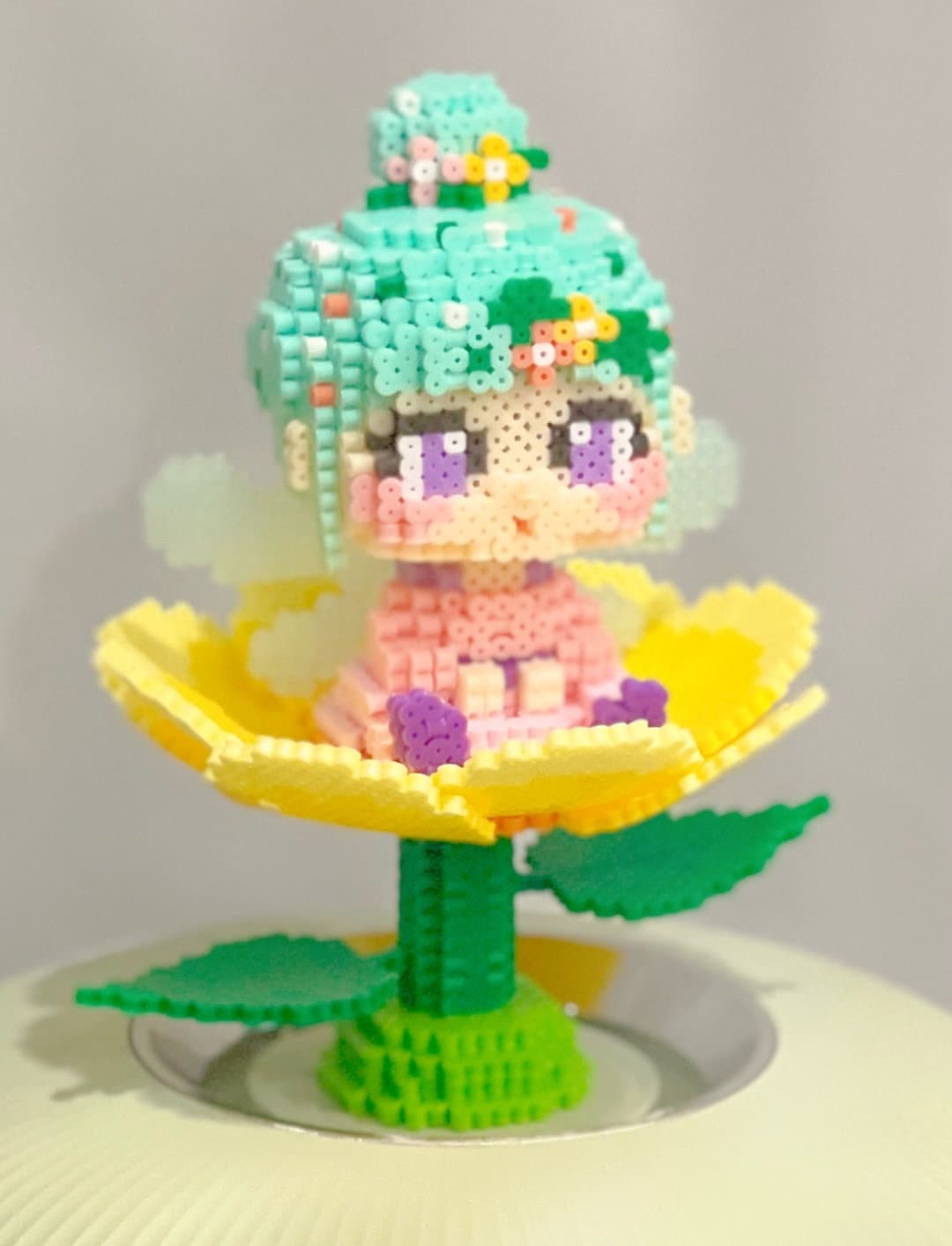 Instant Download! 3D Perler Bead Digital Pattern Lotus Flower Fairy - Etsy