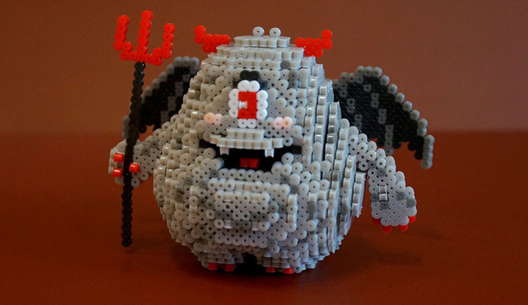Instant Download! 3D Perler Bead Pattern Tutorial Cute Devil Monster - Etsy