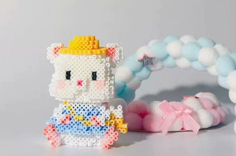 3D Perler Bead Pattern Squeaky Mouse - Etsy