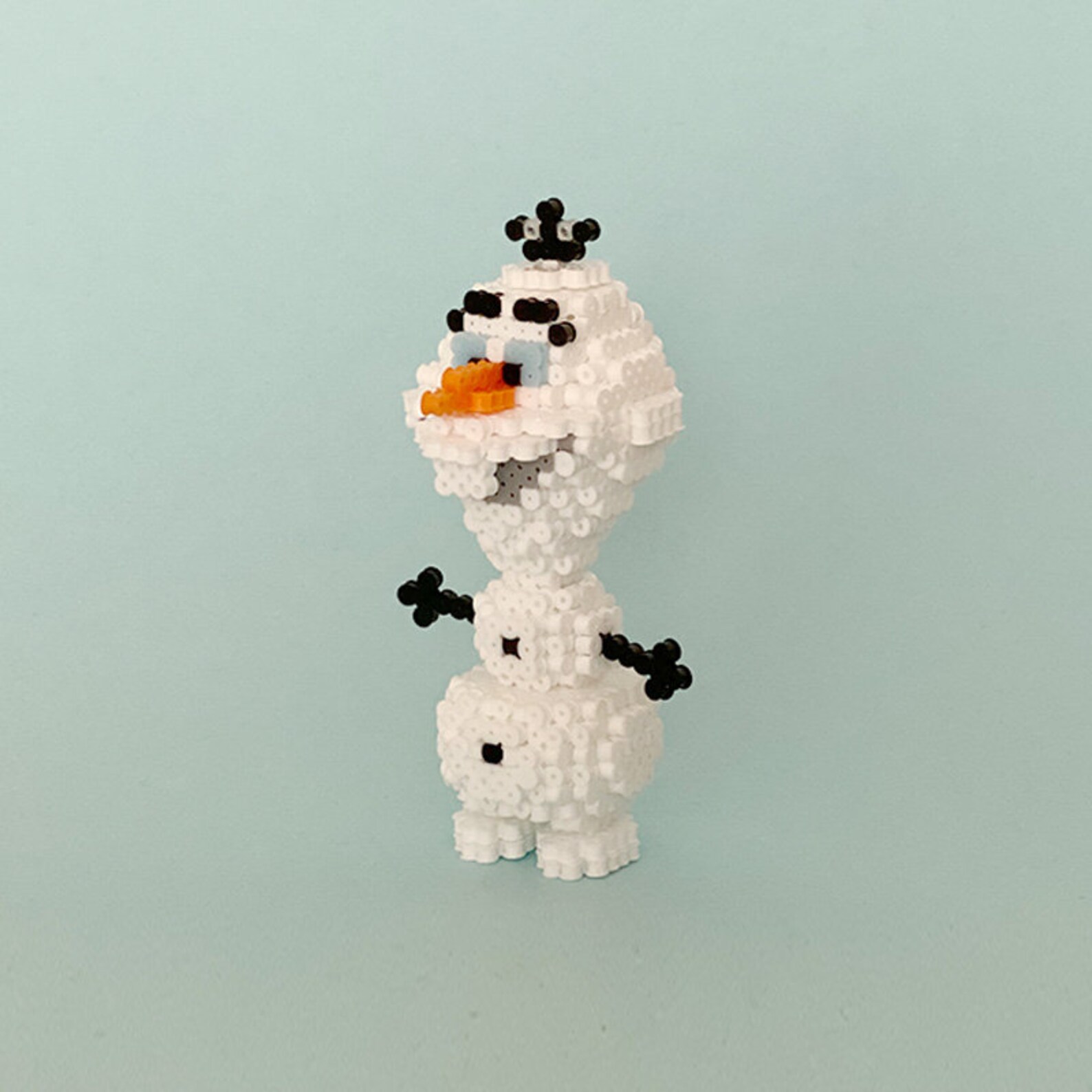 Instant Download 3D Perler Beads Digital Pattern Frozen Olaf - Etsy
