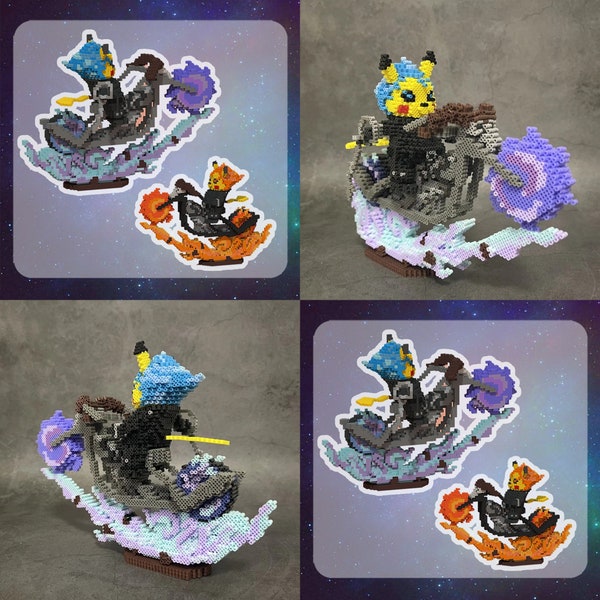 Pikachu Perler Bead Pattern - Etsy