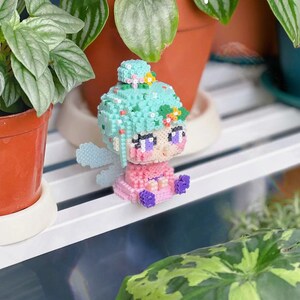 Instant Download! 3D Perler Bead Digital Pattern Lotus Flower Fairy - Etsy