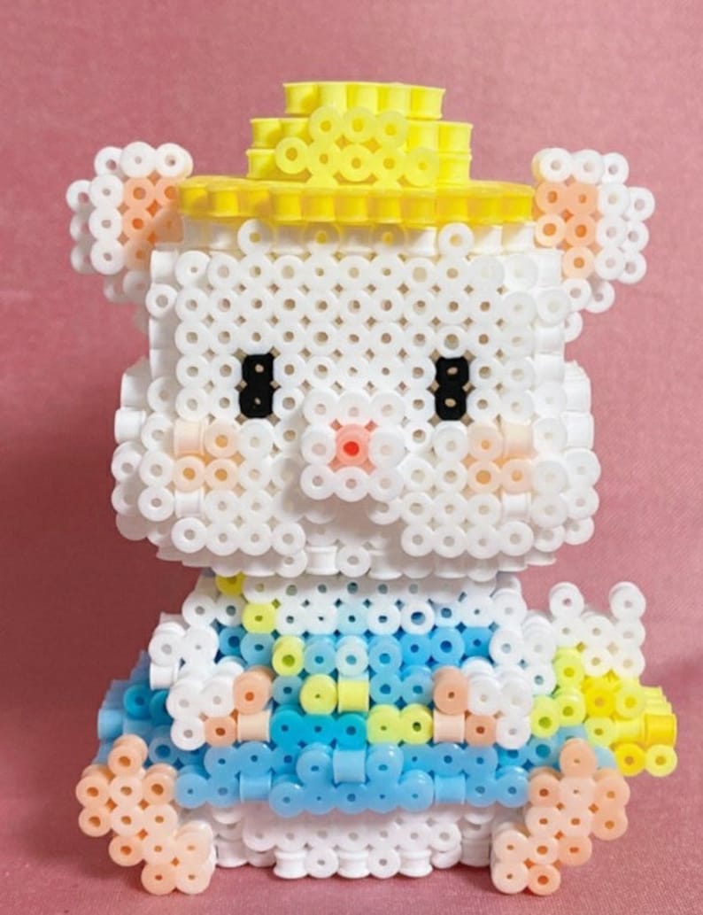 3D Perler Bead Pattern Squeaky Mouse - Etsy