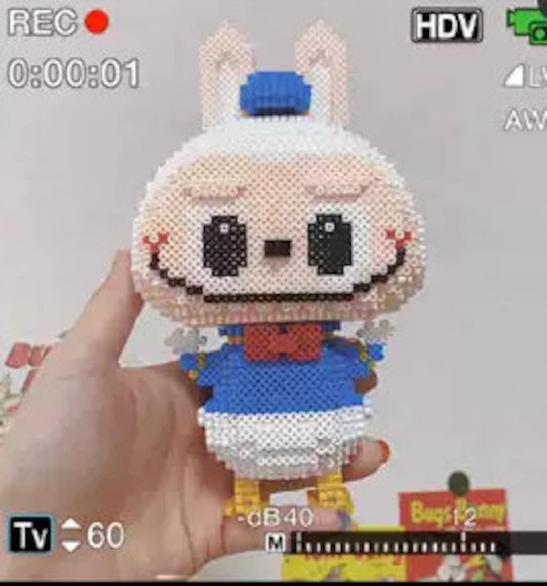 Instant Download! 3D Perler Bead Pattern Labubu Donald Duck - Etsy