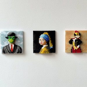 Instant Download! Set of 3 3D Perler Bead Digital Pattern Famous ...