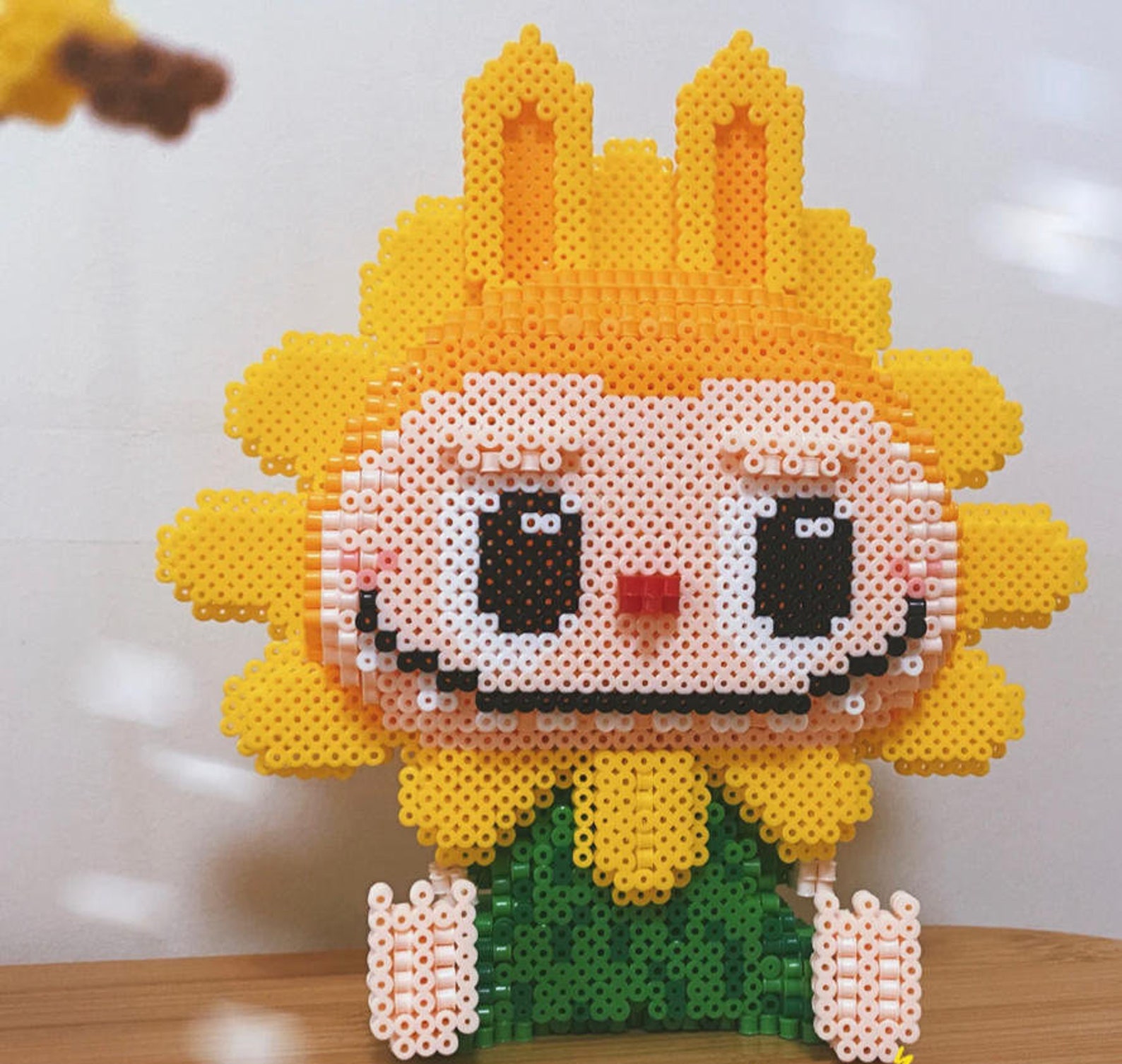 Instant Download! 3D Perler Bead Pattern Labubu Sunflower! - Etsy