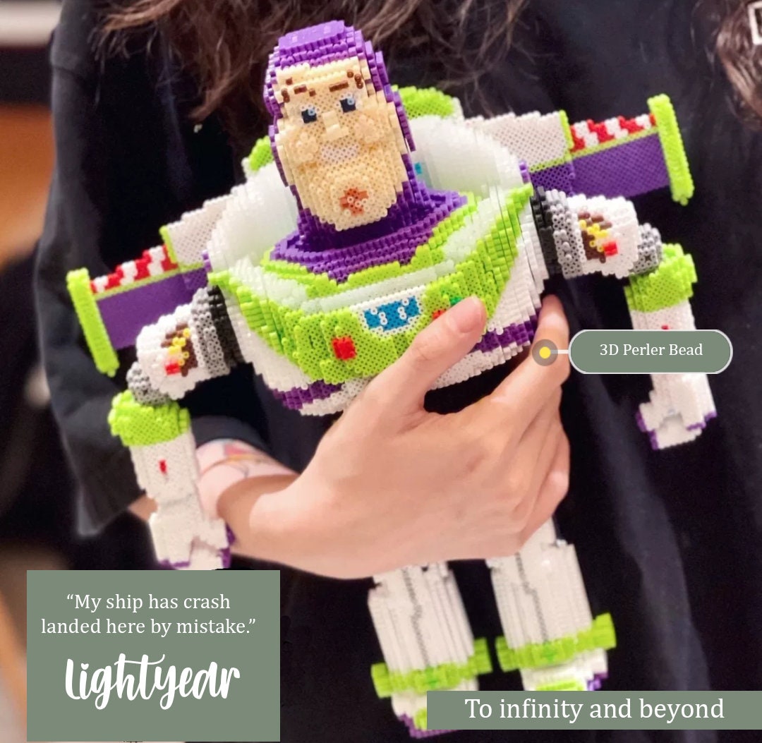 Instant Download! 3D Perler Bead Pattern Space Ranger Astronaut ...