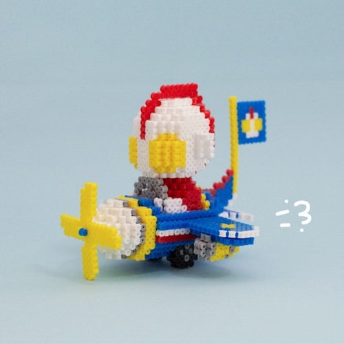 3D Perler Bead Pattern Cinnamon Dog Cosplay Minion! Instant Download ...