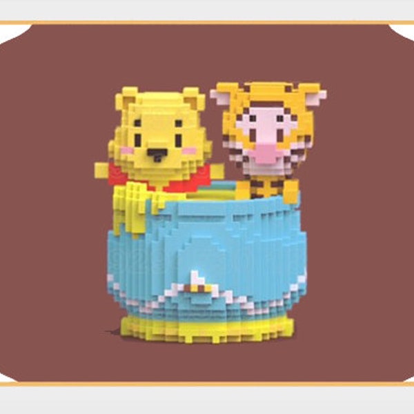 Tigger Perler Bead Pattern - Etsy