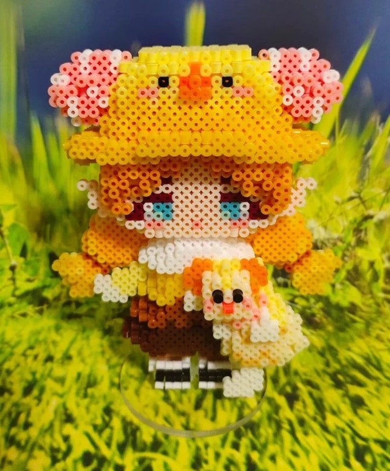 3D Perler Bead Digital Pattern Kawaii Jova Dolls Winter - Etsy