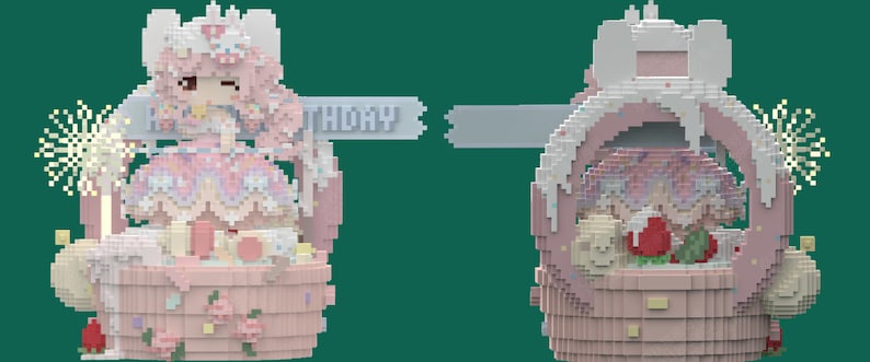 Instant Download 3D Perler Bead Tutorial Pattern Strawberry | Etsy