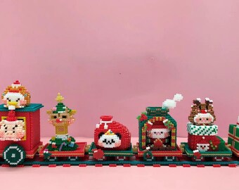 Christmas Houses Row Perler Beads Pattern PDF - Etsy