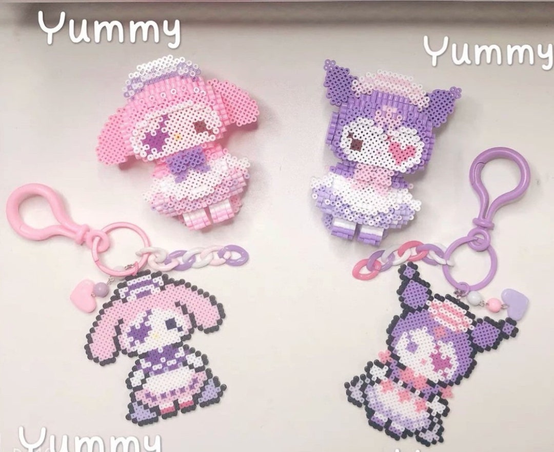 3D Perler Bead Pattern Kawaii Halloween Character - Etsy