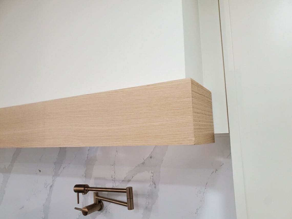 Custom White Oak Hood Vent Trim Any Dimension Available - Etsy