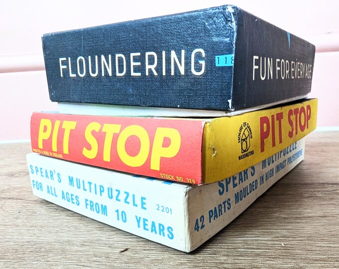 1970s Vintage Games, Nostalgic Family Games, Retro Games, X3 Different ...