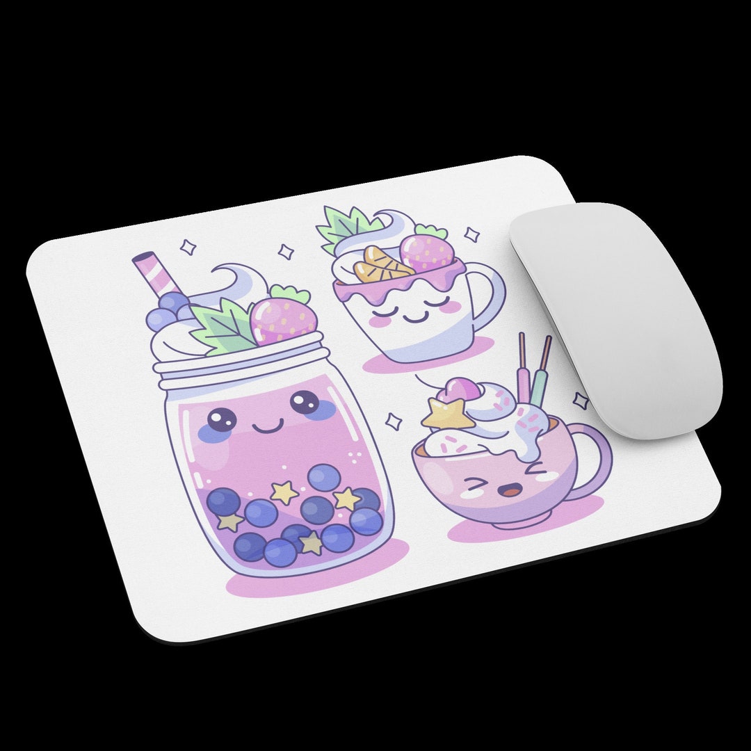 Cute Kawaii Boba Tea Mouse Pad - Etsy