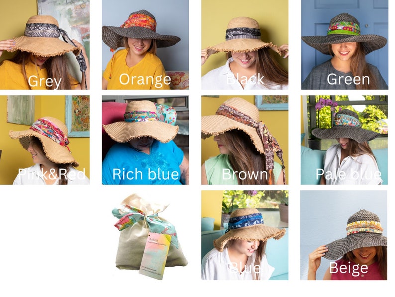 Pink, Red Hat Band, Hat Accessory, Hat Bands Boho, Boho Hat Accessory ...