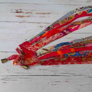 Pink Red Hat Band Hat Accessory Hat Bands Boho Boho Hat | Etsy