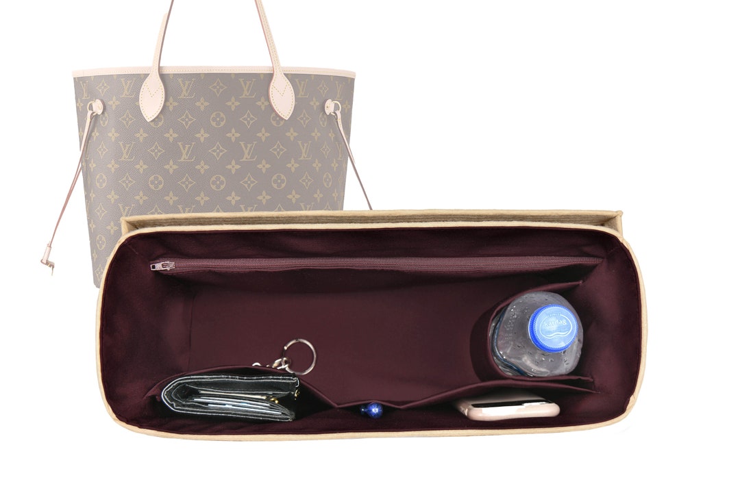 Customizable "neverfull Mm" Fabric Lined Felt Bag Organizer and Bag ...