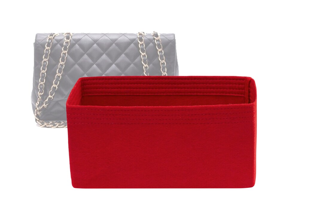 Customizable "jumbo Classic Single Flap Bag" Felt Bag Insert Organizer ...