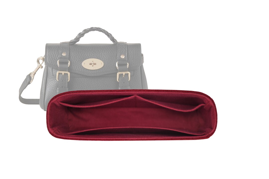 Customizable "mini Alexa Bag" Fabric Lined Felt Bag Insert Organizer ...
