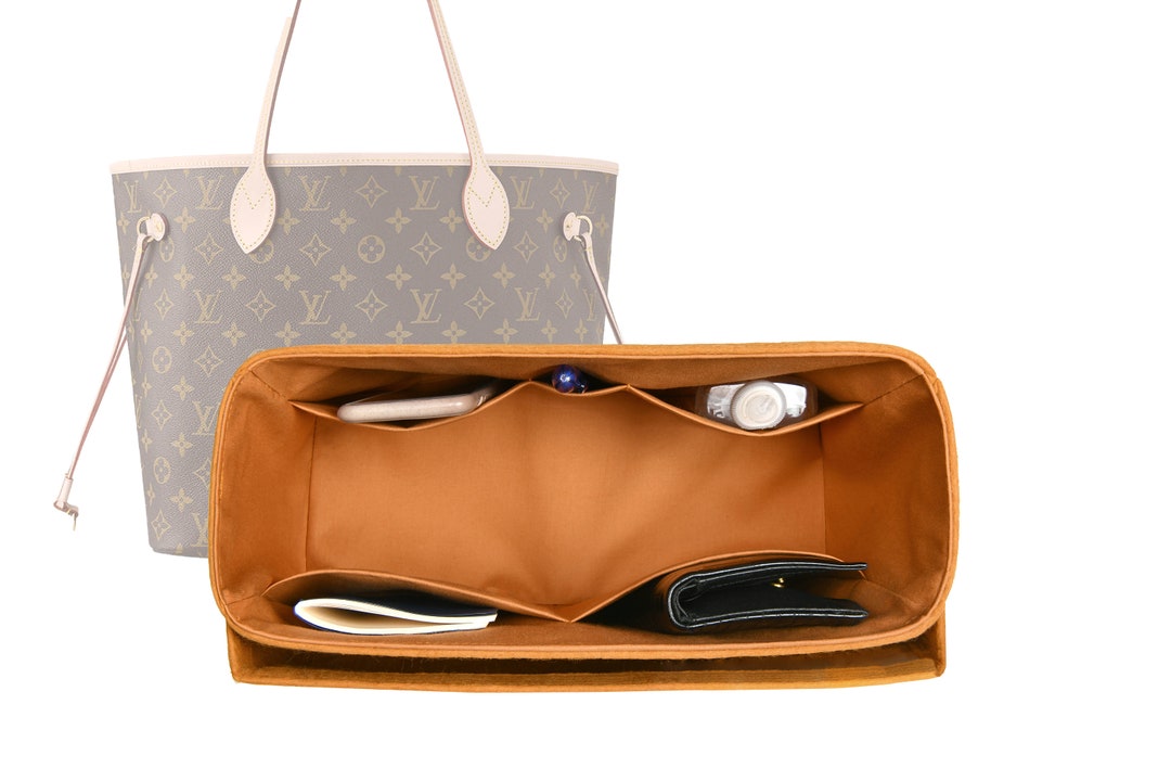 Customizable "neverfull Mm" Fabric Lined Felt Bag Organizer and Bag ...
