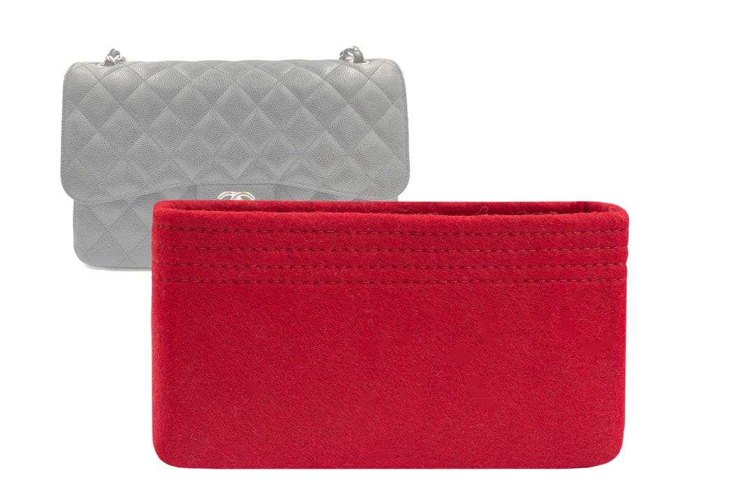 Customizable "classic Double Flap Maxi Bag" Felt Bag Insert Organizer ...