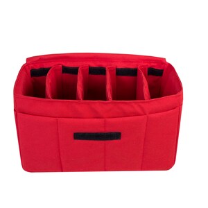 Customizable Camera Bag Insert Organizer With Flap Cover Lid - Etsy