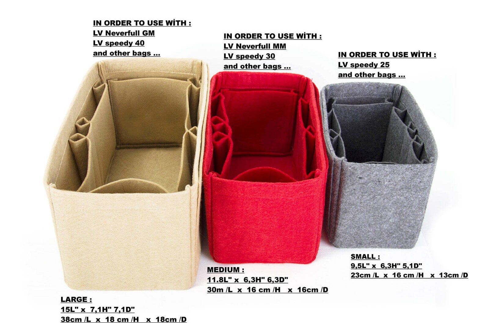 Bag Shaper Purse Insert Organizer Bag Insert With Ipad Place - Etsy