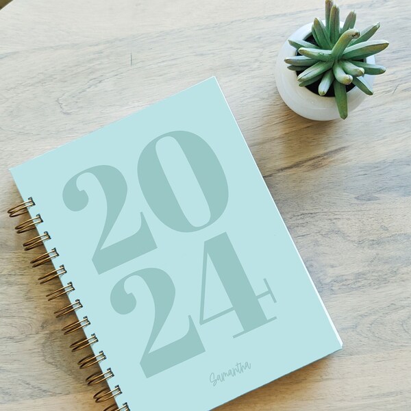 Hardcover 2024 Spiral Planner - Etsy