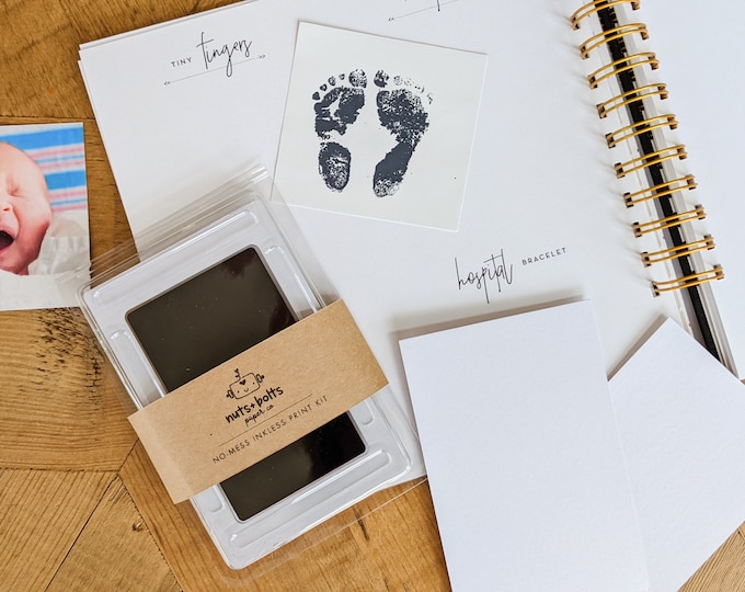 No-touch Inkless Baby Hand and Footprint Kit Painless Perfect Prints ...