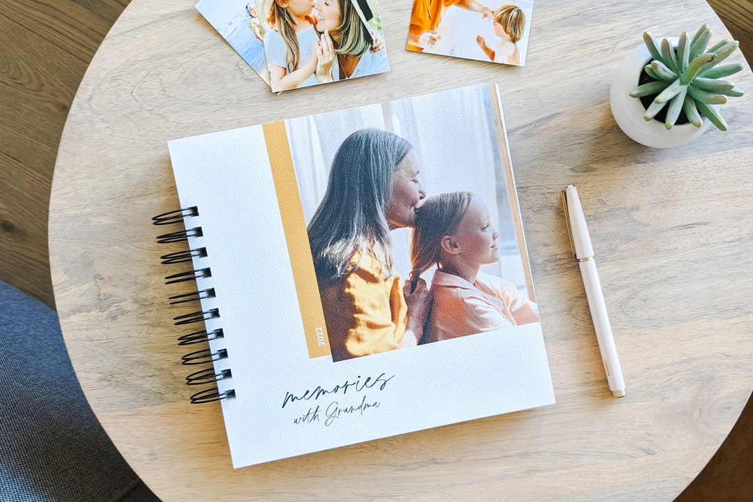 Personalized Photo Album & Journal 4x6, 3x3, 4x4 Photos | Premium ...