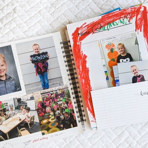 School Years Memory Book | Back to School Years Scrapbook Keepsake Book ...